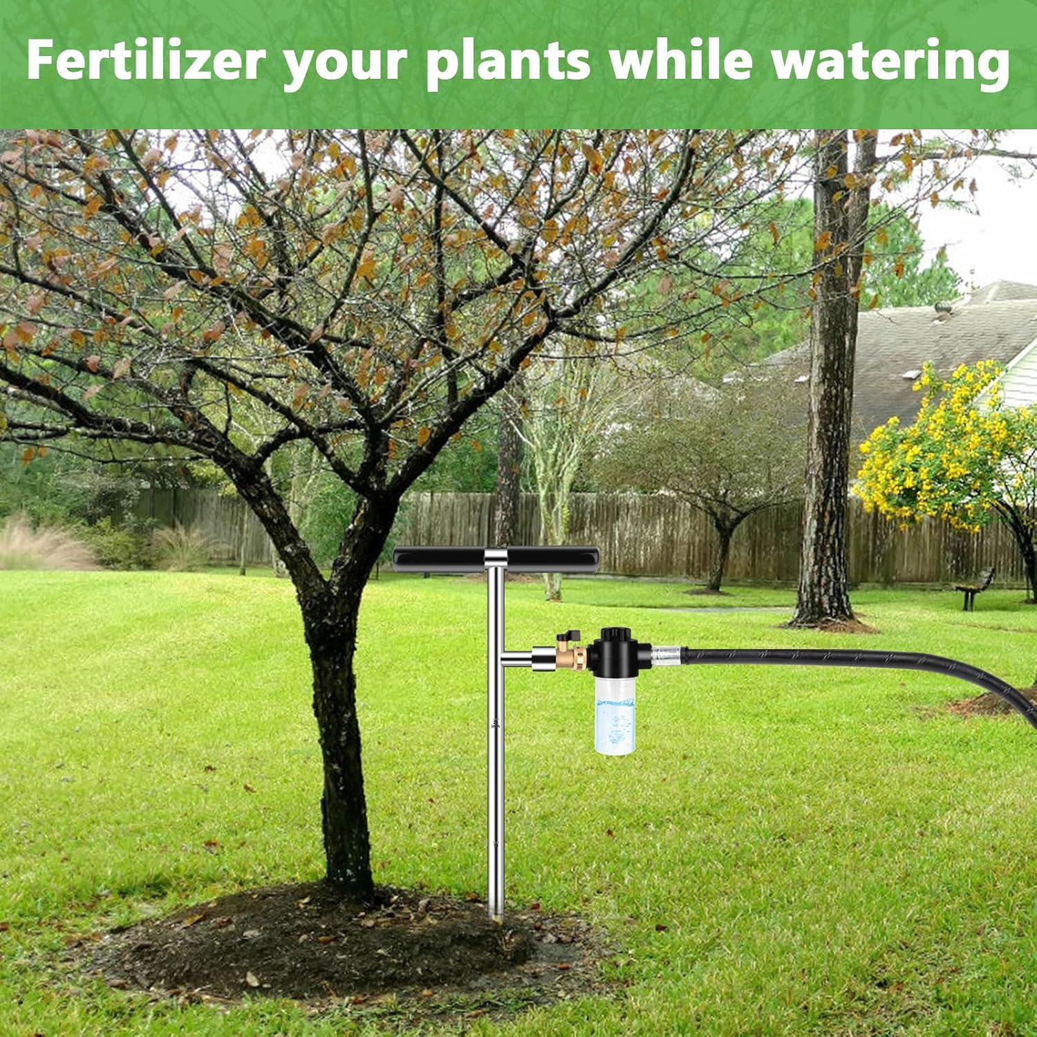 Aglehome Tree Watering Spike, Deep Root Waterer for Trees, Root Feeder ...