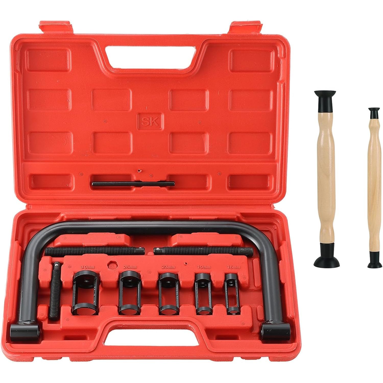 Valve Spring Compressor & Valve Lapper Set with 4 Suction Plates | Spr ...