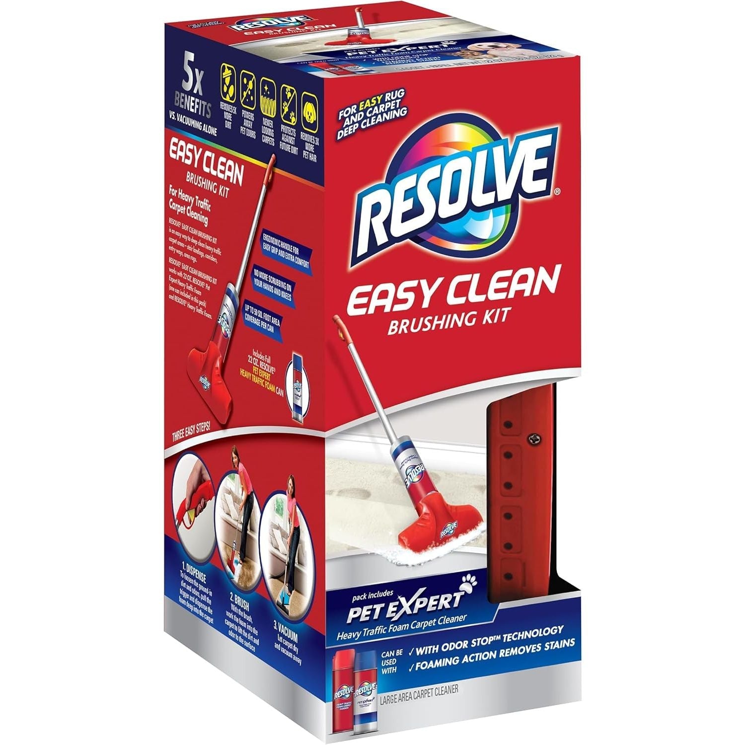 Resolve Pet Expert Easy Clean Carpet Foam Spray Refill, 2 Piece Set, S ...
