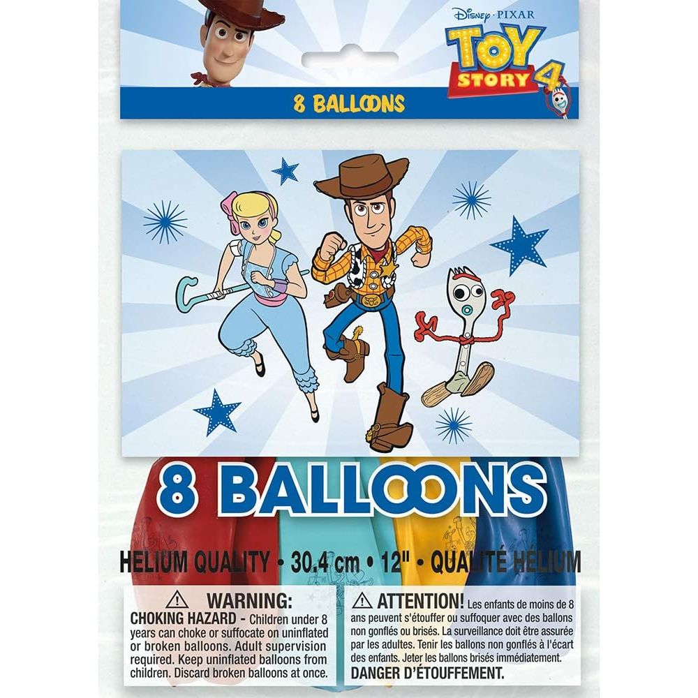 Unique Latex Toy Story Balloons, 8ct, 12" – Just Closeouts Canada Inc.