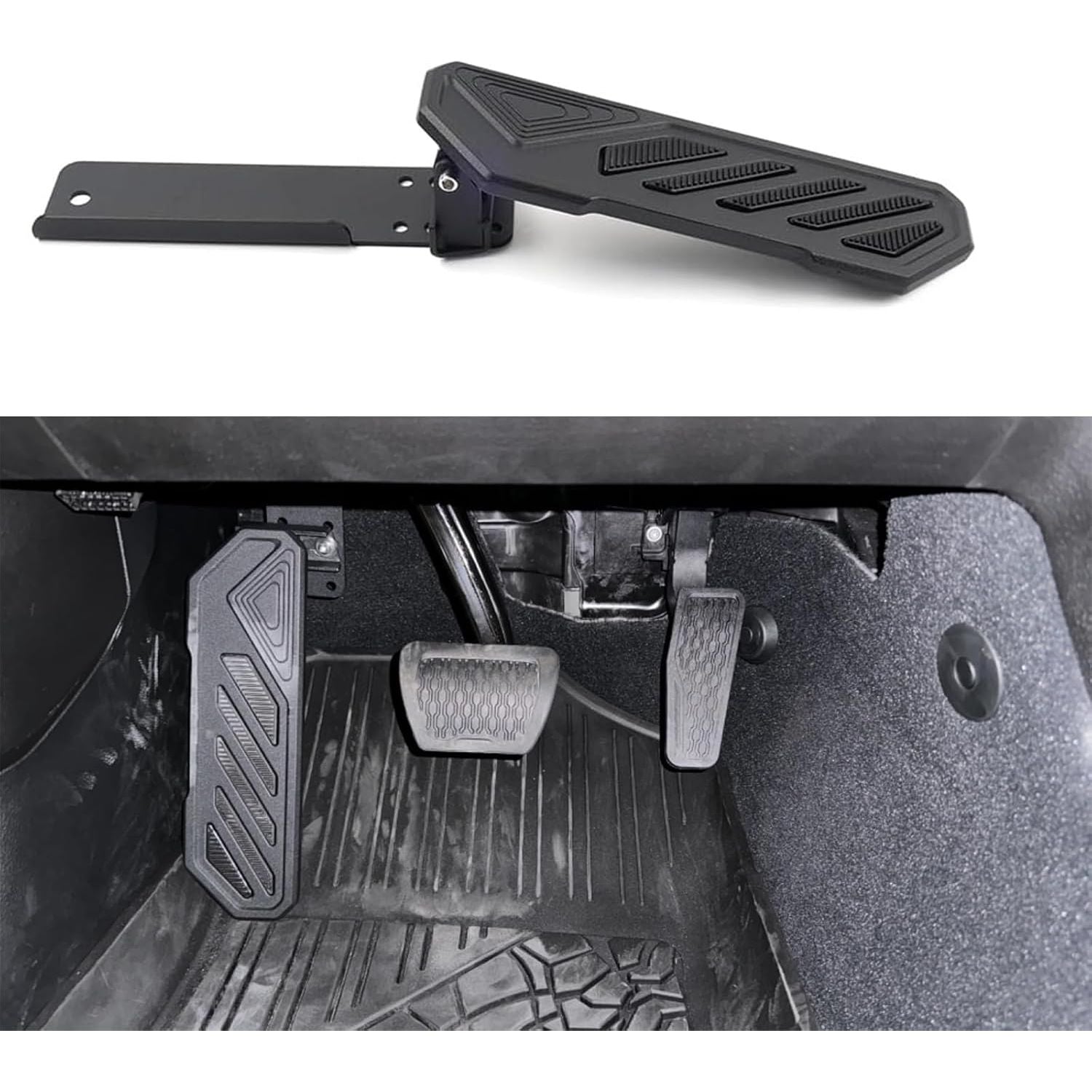 Aluminum Alloy Dead Pedal Left Side Foot Rest Kick Panel for 2018-2023 ...